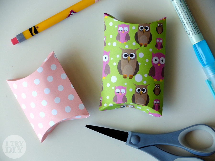 It's A Wrap: Pillow Box Video Tutorial - I Try DIY